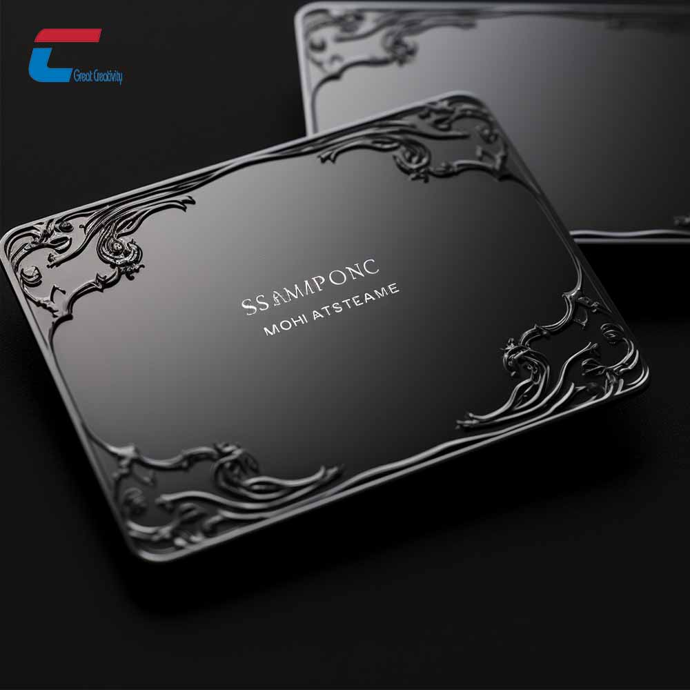 Black Metal Business Cards | Custom and Wholesale - CXJ Card Factory